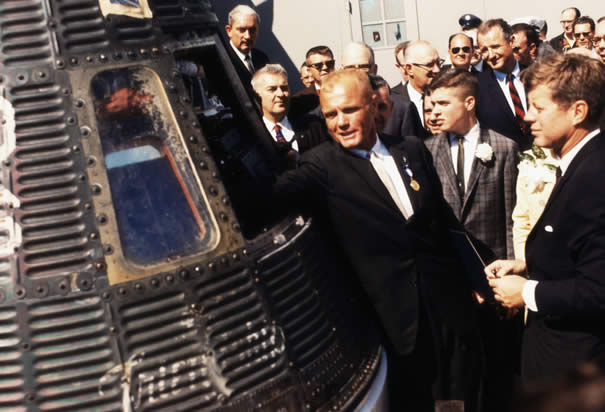 The Heroic Astronaut: John Glenn is 90 Years Old Today - Carl Anthony ...